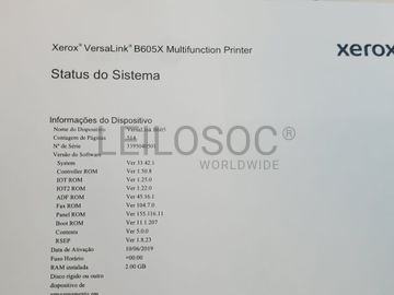 Impressora Multifunções Laser Xerox VersaLink B605X